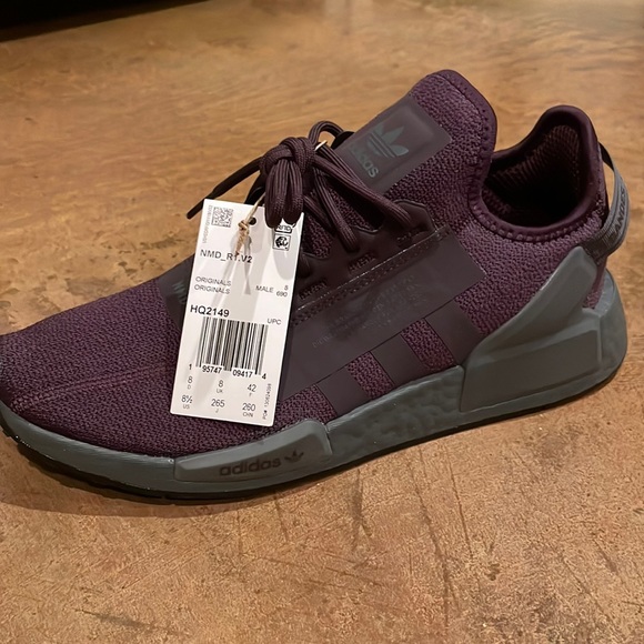 adidas | Shoes | Adidas Nmd Maroon And Grey | Poshmark